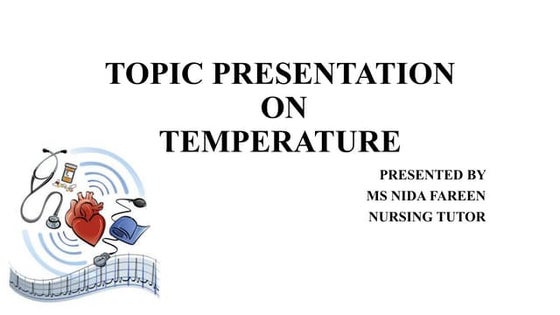 Fever and management of fever in english | PPT