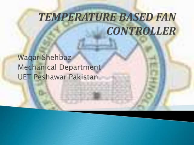 Temperature based-fan-controller | PPTX Temperature based-fan-controller | PPTX
