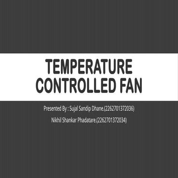 Temperature Controlled Fan use 8051.pptx