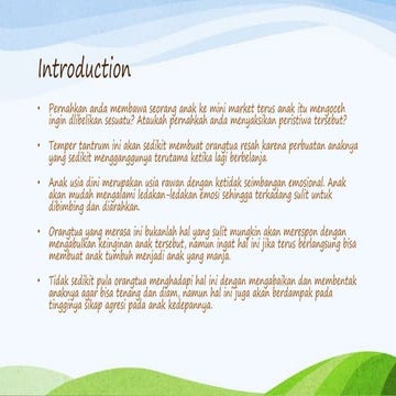 TEMPER TANTRUMS IN EARLY CHILDHOOD.pptx