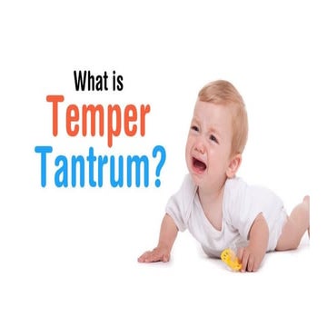 temper tentrum.pptx topic subject pediatric for bsc nursing student | PPTX