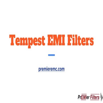 Tempest EMI Filters | PPTX