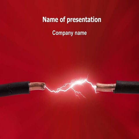 Electrical Backgrounds Powerpoint