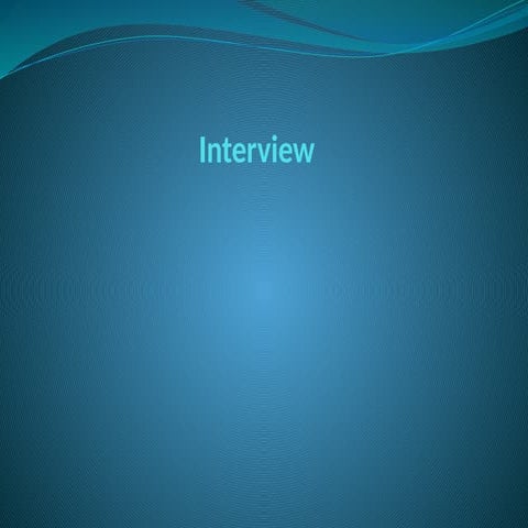 TEMPLATE THE ART AND TECHNIQUES FOR A SUCCESSFUL INTERVIEW.pptx