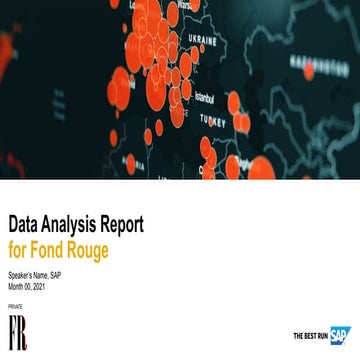 Data analysis report for fond rouge power point | PPTX