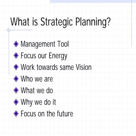 Strategic Planning Workshop | PDF