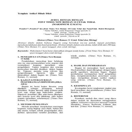 Template artikel-hibah-dikti | DOCX