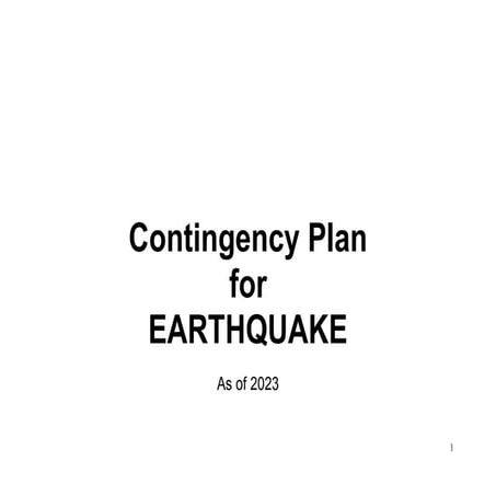 CONTINGENCY-PLAN NEW TEMPLATE FOR ELEMENTARY SCHOOL | PDF