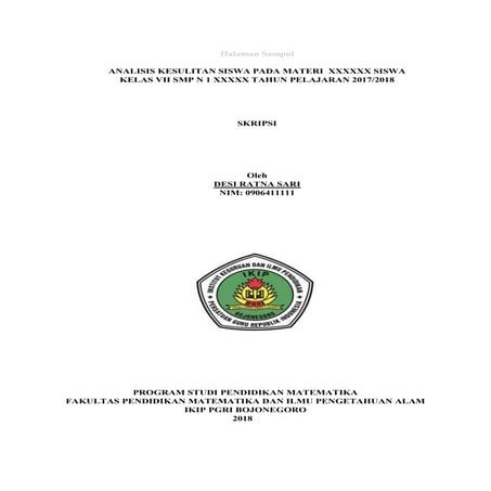 Template-Skripsi-Kualitatif untuk pembelajaran | DOC