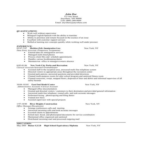 Ricardo Cordero Resume | DOC