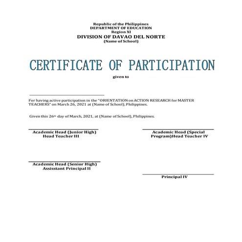 Template cert | PDF