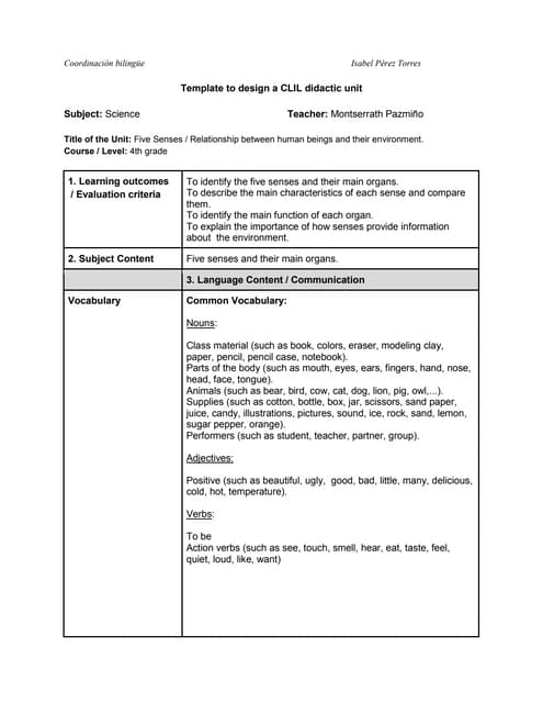 Sensory Images | PPT