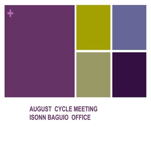 Template cycle meeting 2013 | PPTX