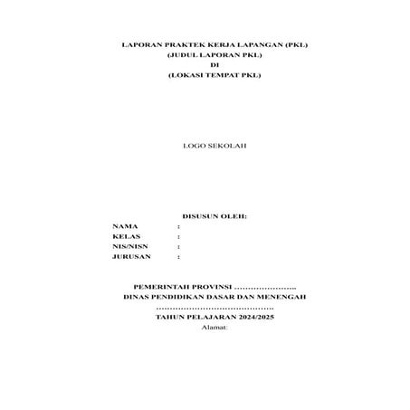 TEMPLATE FORMAT LAPORAN PKL 5 BABaxasas.docx