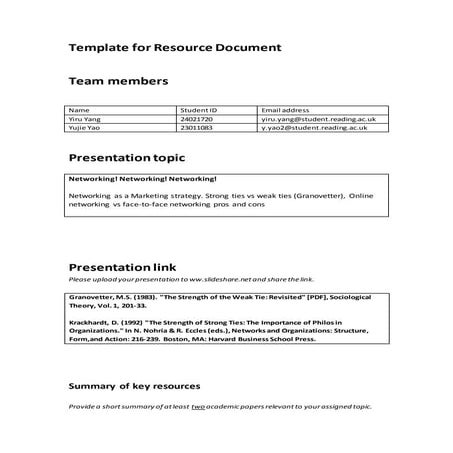 Template for resource document | DOCX