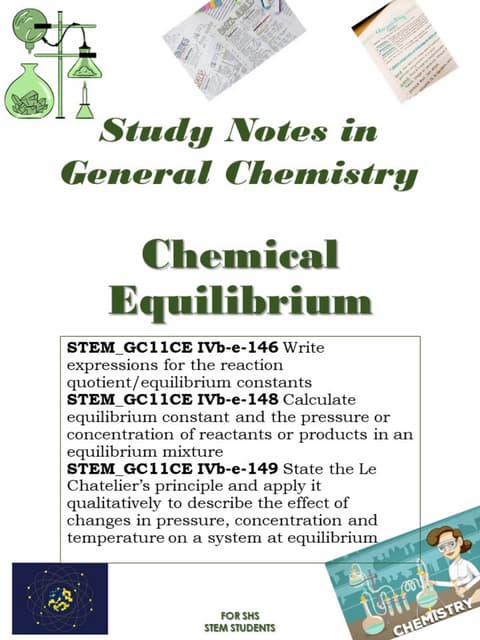 K to 12 SENIOR HIGH SCHOOL (STEM) Curriculum Guide in General Chemistry ...