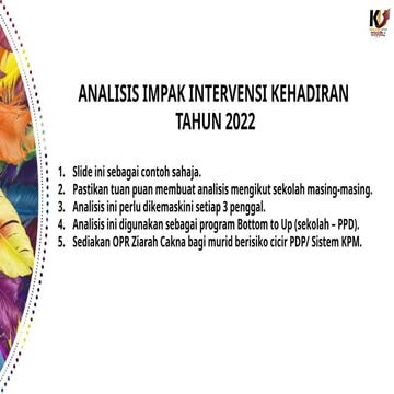 TEMPLATE intervensi kehadiran murid ke sekolah 2022 .pptx