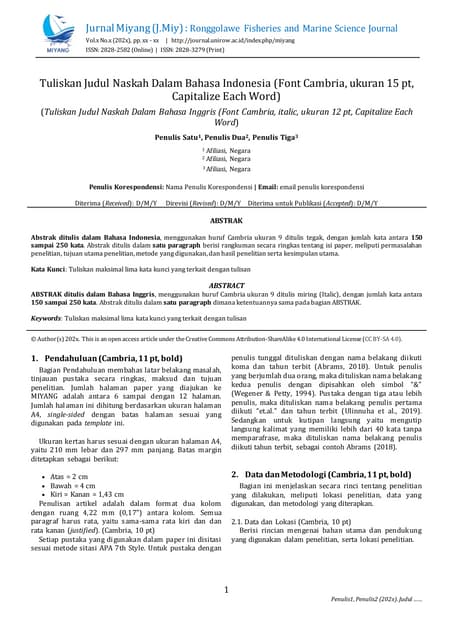 Contoh jurnal ilmiah its | PDF