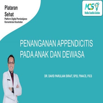 penanganan appendicitis anak dan dewasaMCS.pptx