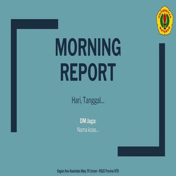 template MR ini digunakan untuk dokter muda untuk membuat morning ...