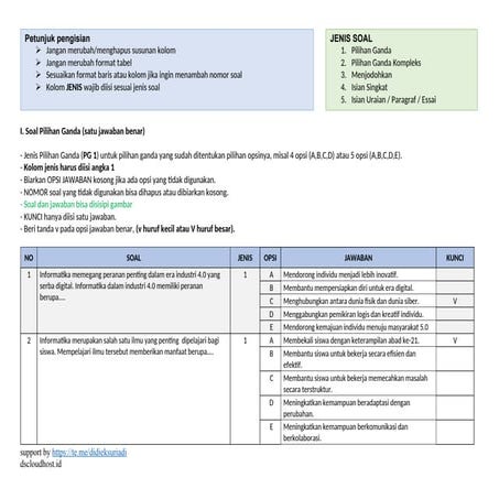 ini adalah TEMPLATE PAS X INFORMATIKA untuk semester gazal | PPT
