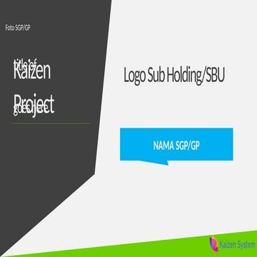 Template Ppt Kaizen Company Example Pptx
