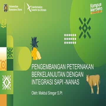 Integrasi Nenas dan Sapi | PPT