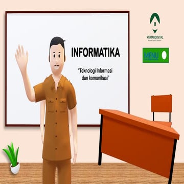 Template Presentasi informatika sesuai dengan kurikulum merdeka | PPTX