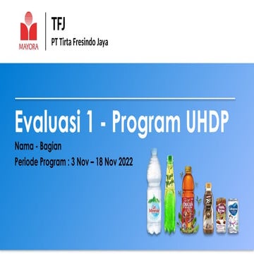 Template Presentasi UHDP Tahap 1 mayora tfj | PPTX