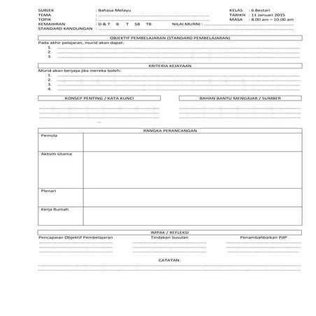 Template RPH 2015 | DOC