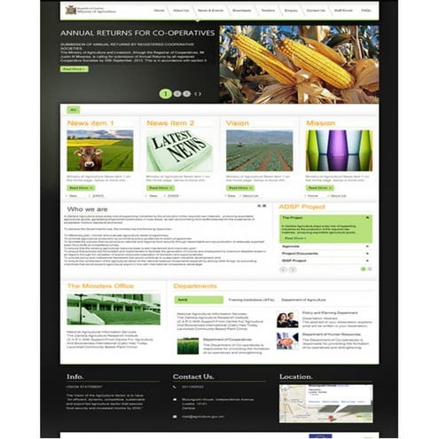 Template 6 agric by Peter M Chongo