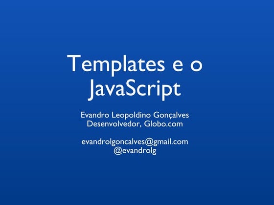 Templates js- | PPT