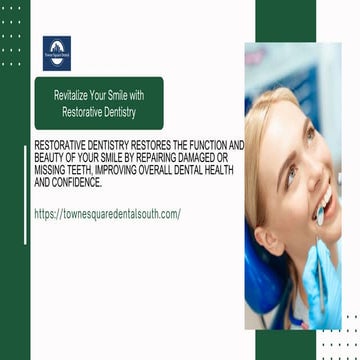 Unlock the Benefits of Restorative Dentistry | PPT