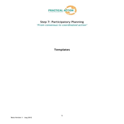 Step 7 Templates | DOCX