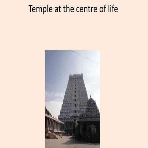 Temple at the centre of life | PPSX