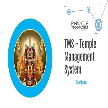 TMS - Temple Management System - Application Brochure | PDF