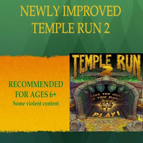Temple run app project | PPTX