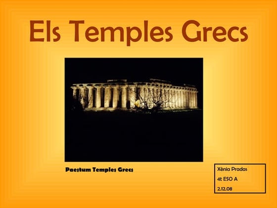 El temple grec | PPT