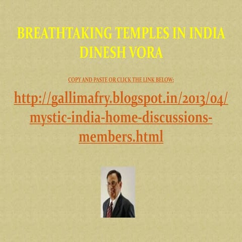 TEMPLES AND JANMASHTAMI - DINESH VORA | PPTX | Hinduism | Religion & Spirituality