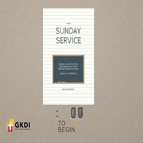 Templete sunday service | PPT