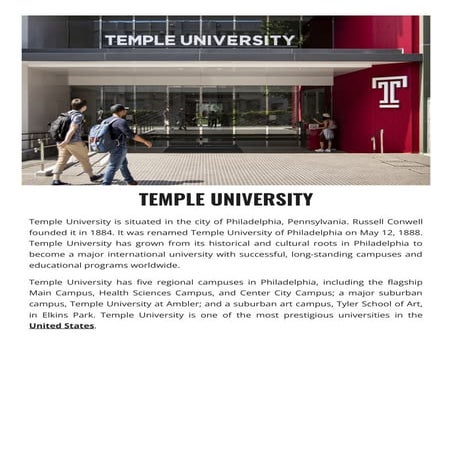 TEMPLE UNIVERSITY. | PDF