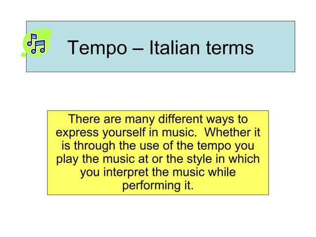 Tempo powerpoint | PPT