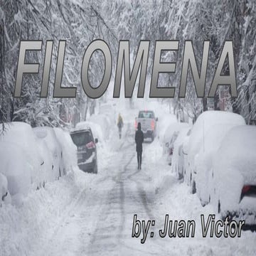 Borrasca filomena | PPTX