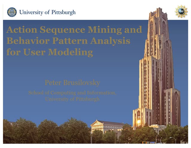 Action Sequence Mining And Behavior Pattern Analysis For User Modeling 3965