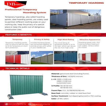 Temporary hoarding-catalog | PDF