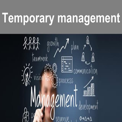 Temporary Manager | PDF