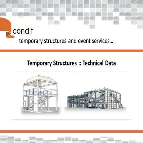Temporary structures technical data from condit exhibits | PDF