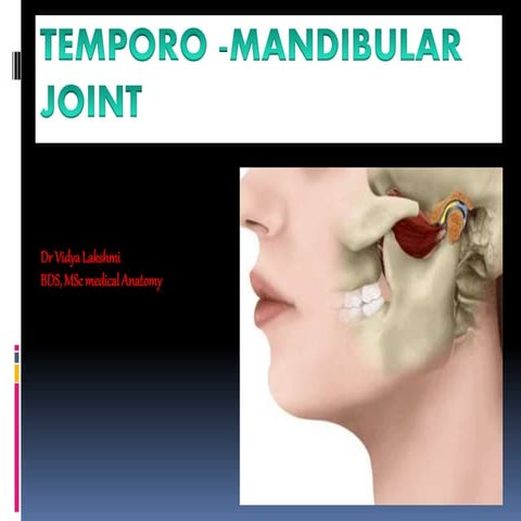 Temporo mandibular joint | PPTX