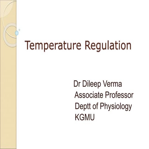 Temp_regulation_Lect.ppt mathhayom 6 thermostat | PPT