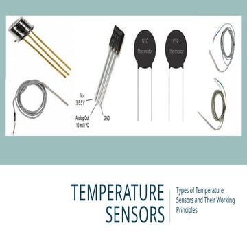 Temperature Sensor Working and Components | PPT